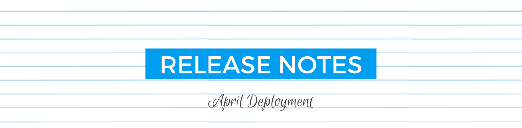 April Release Notes